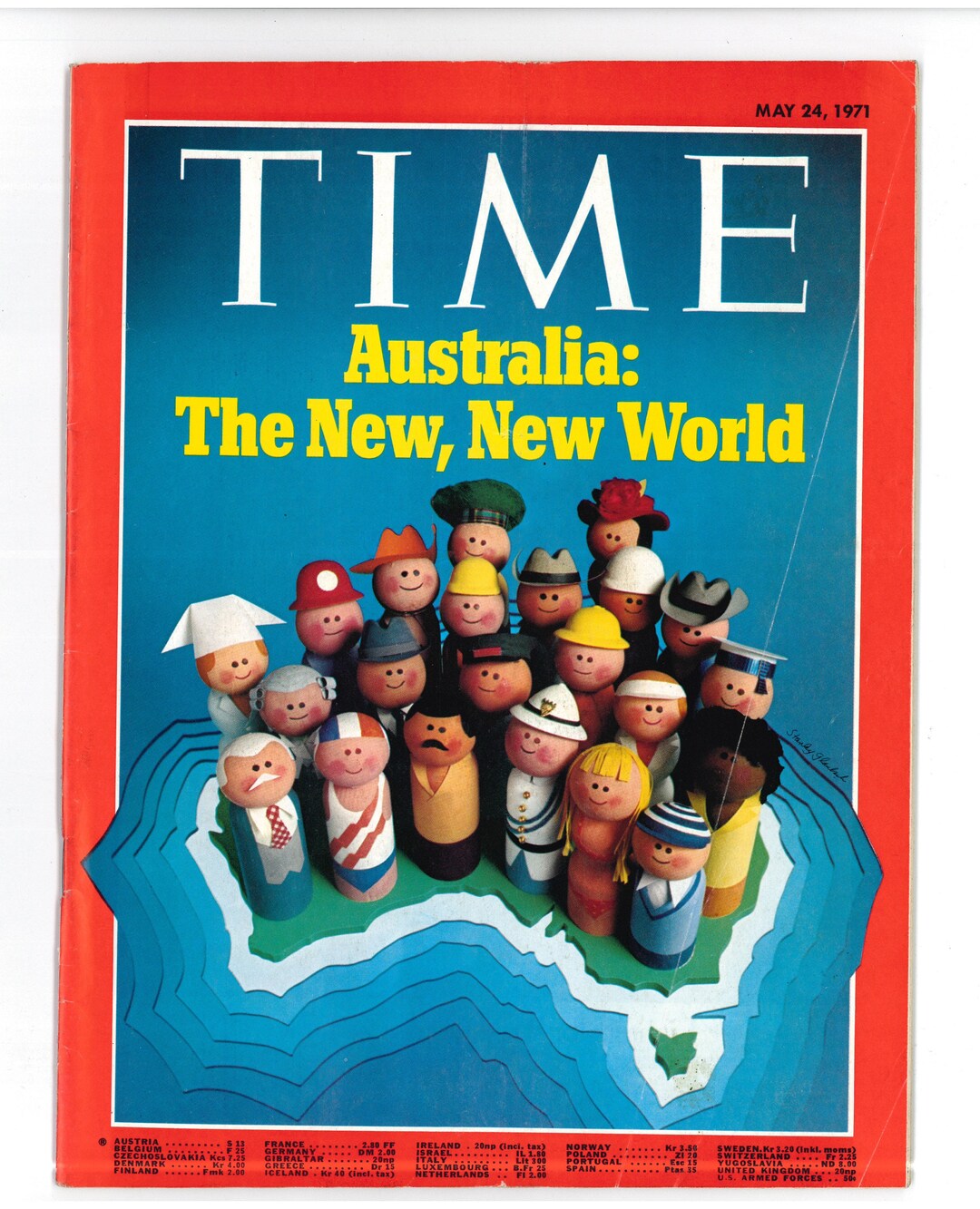 Time Magazine 1971 May 24 Australia the New, New World - Etsy