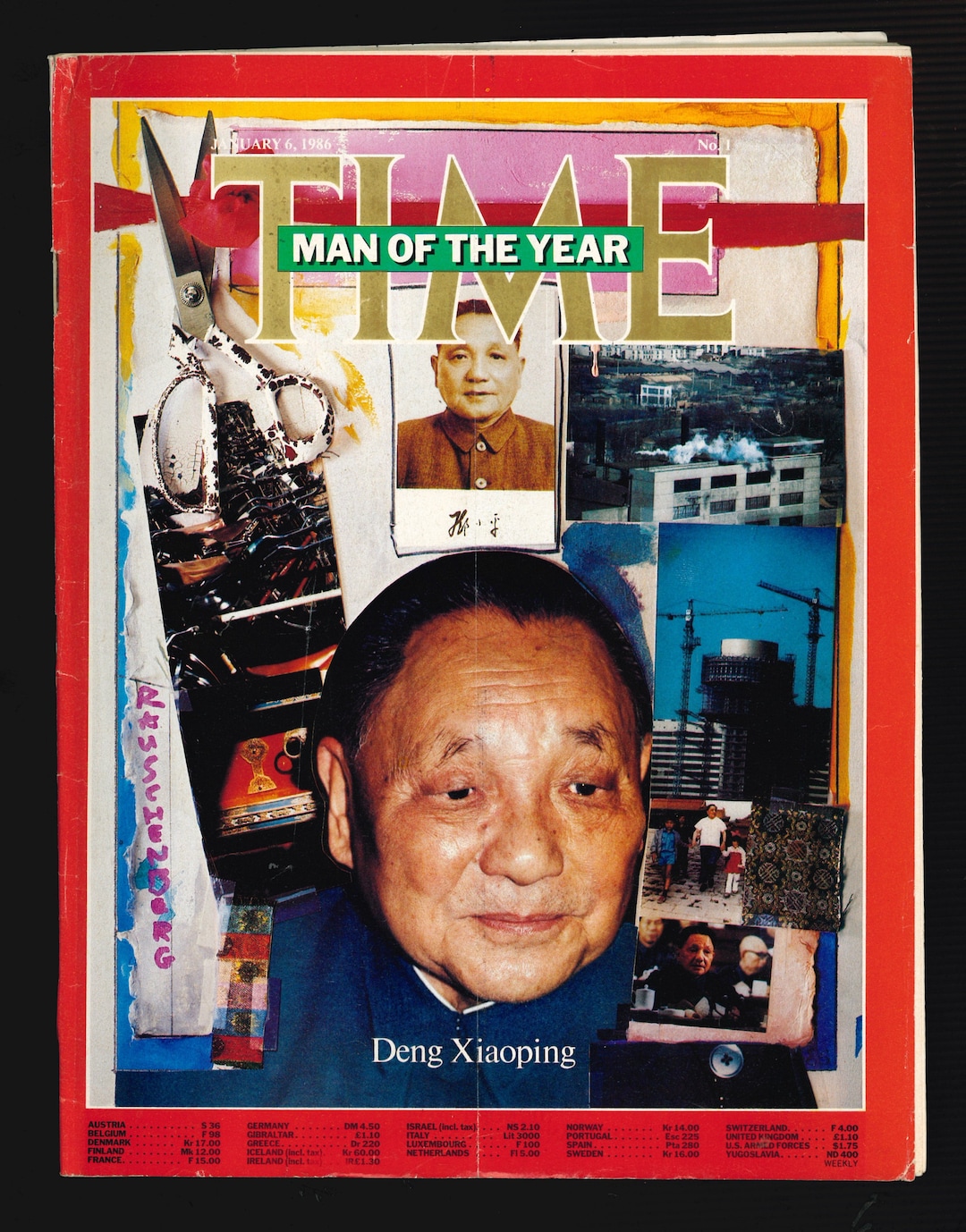 TIME JAN 6 1986 Vintage Magazine Man of the Year Deng Xiaoping - Etsy