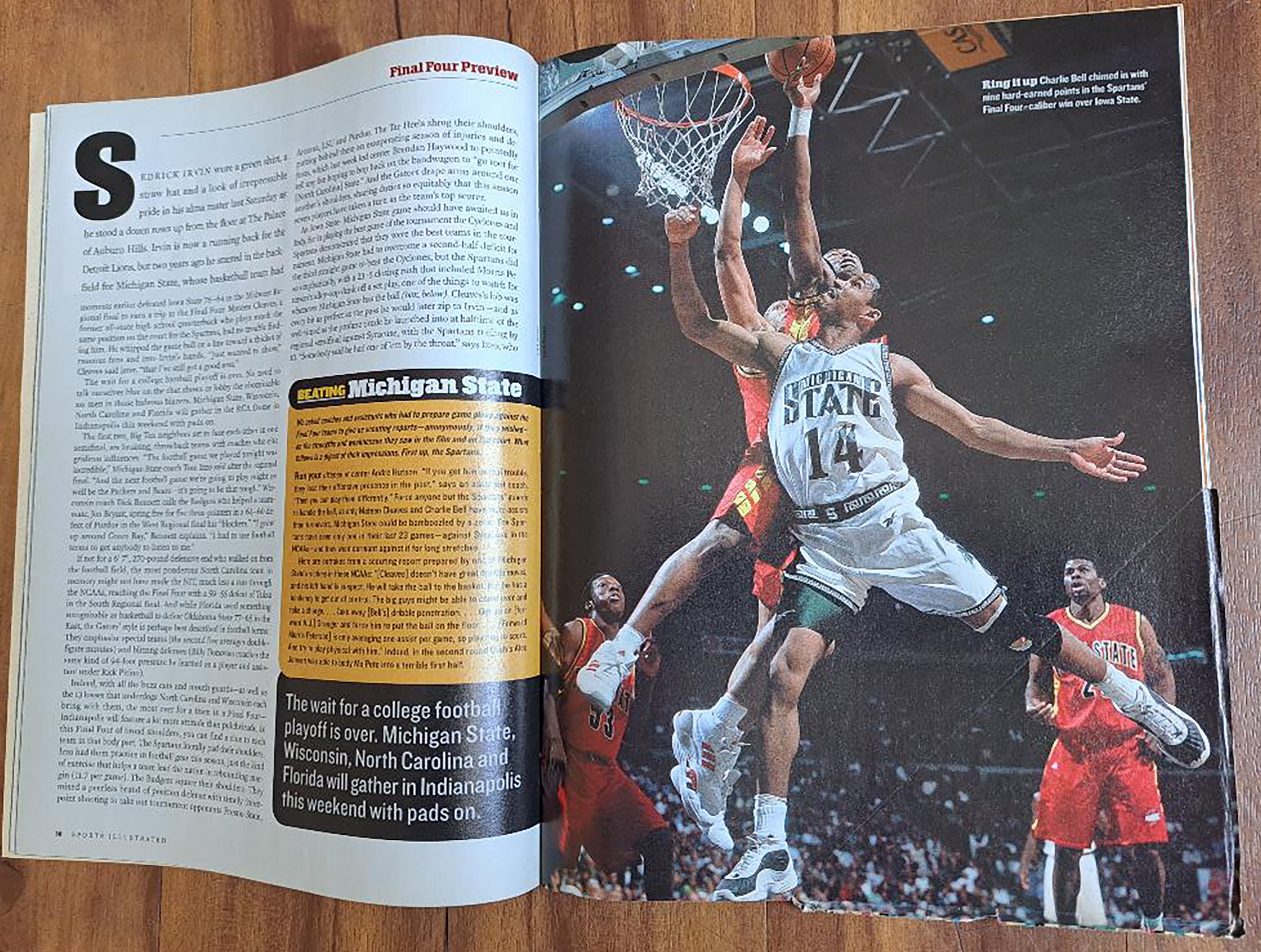 Sports Illustrated April 3 2000 Tiger Woods Final Four Jeff Hornacek ...