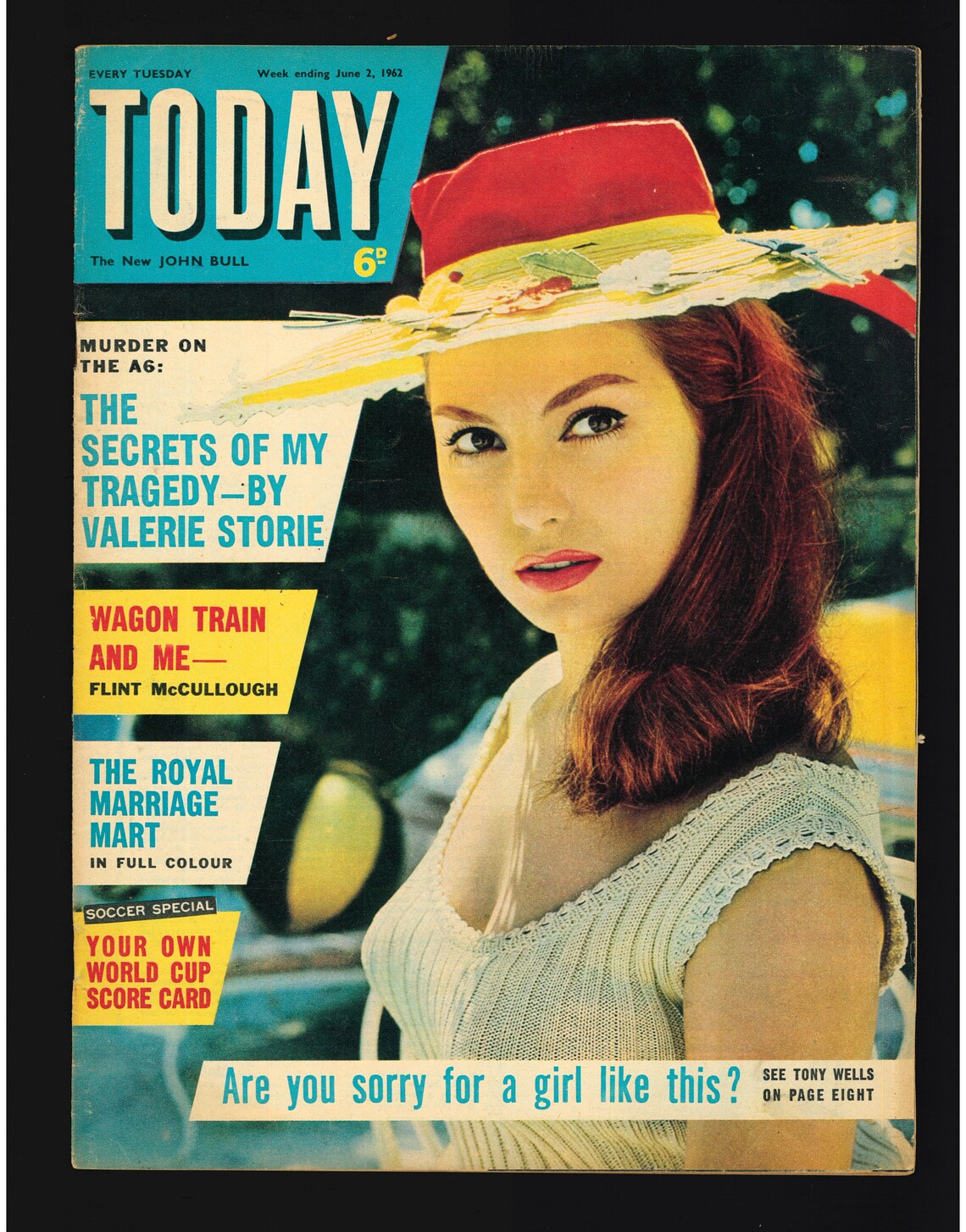 Today Magazine: June 2 1962 Tony Wells - Etsy