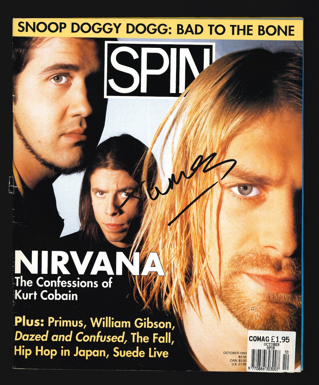 Spin Oct 1993 Music Magazine Nirvana - Etsy