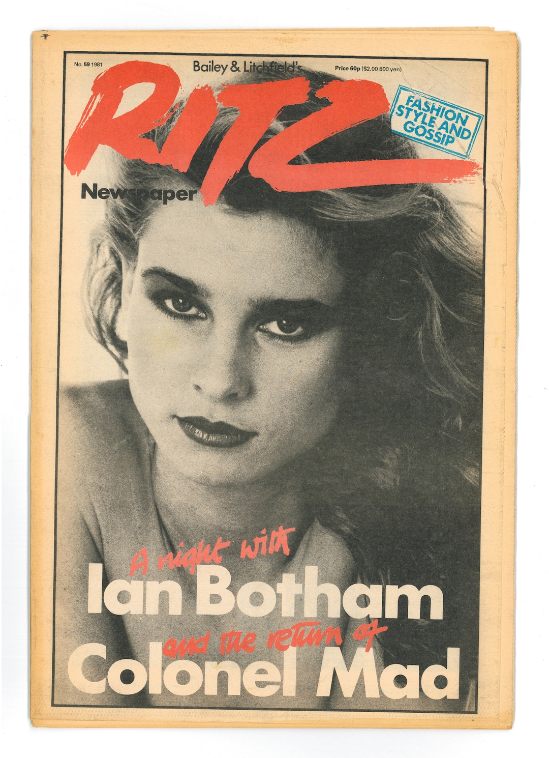 Ritz No 59 1981 David Bailey and David Litchfield Fashion Entertainment ...