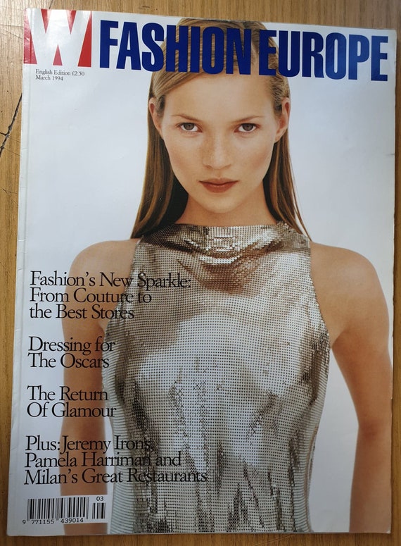 W Fashion Europe March 1994 Original Vintage Fashion Magazine | Etsy UK