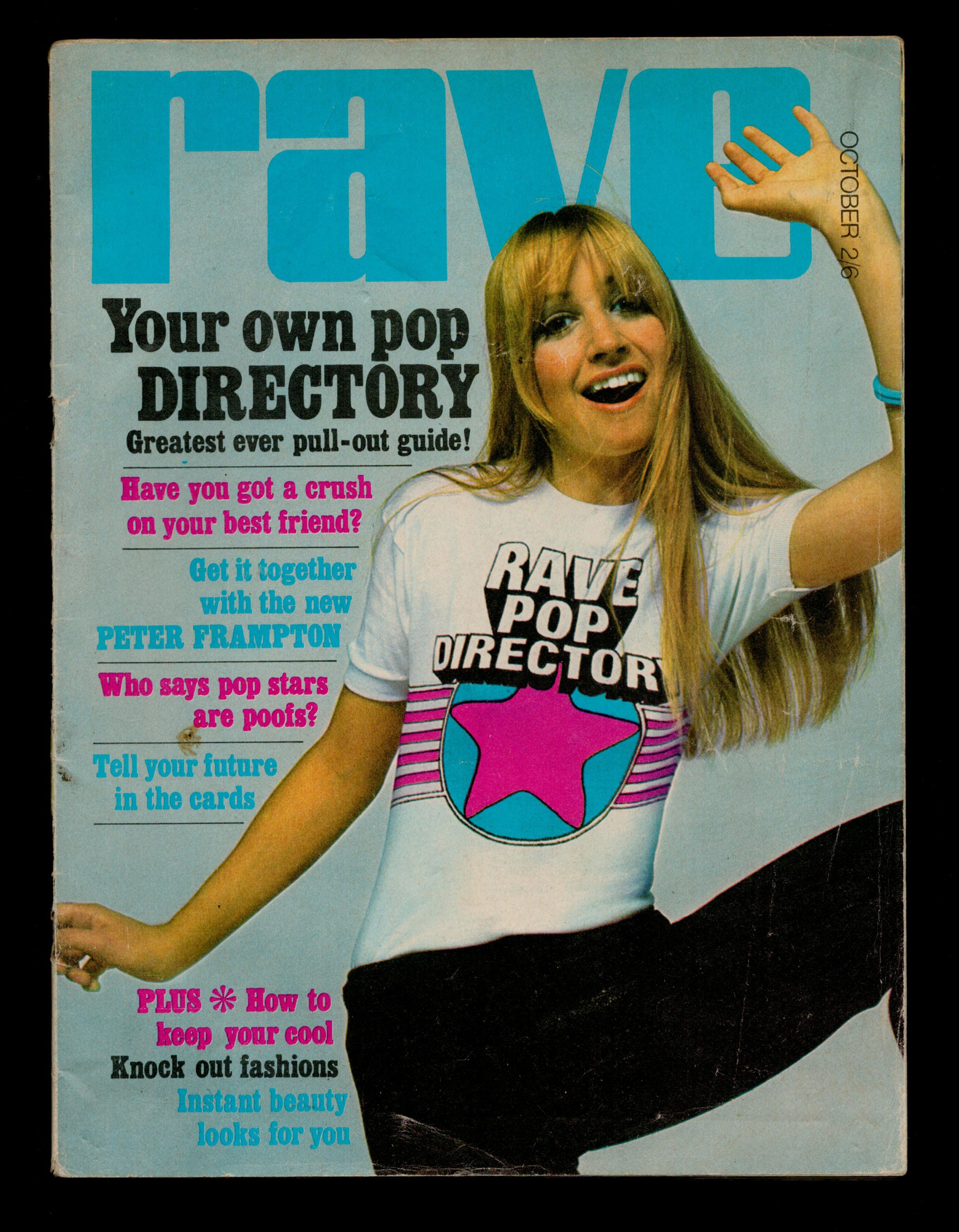 Rave Oct 1969 Pop Teen Culture Magazine - Etsy