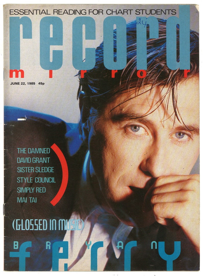 Record Mirror June 22 1985 Original Music Magazine Top 100 - Etsy UK