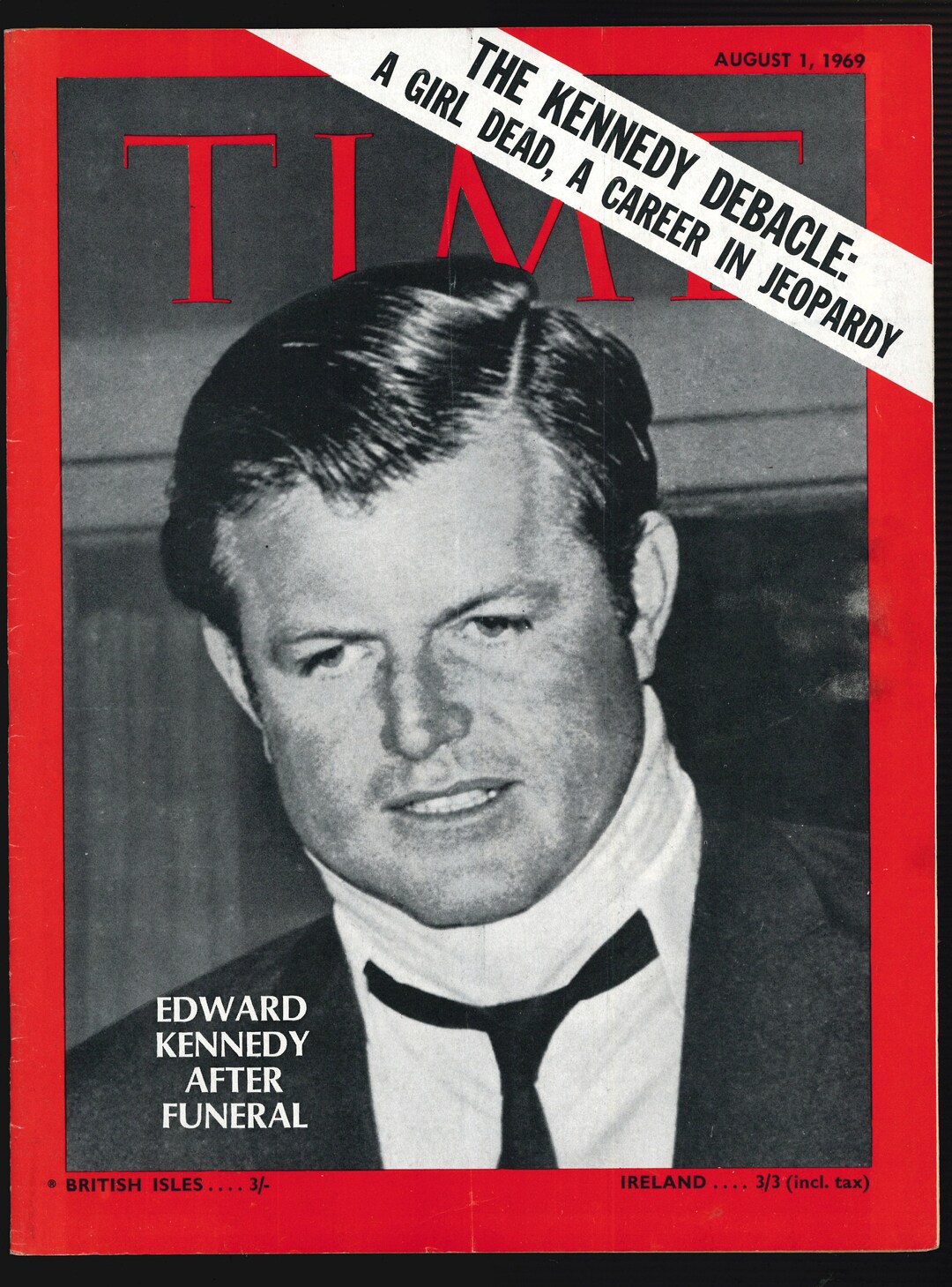 TIME AUG 1 1969 Edward Kennedy - Etsy