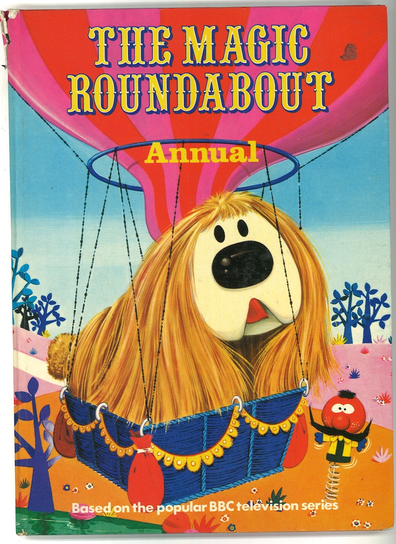Magic Roundabout Annual Book 1974 British Classic Children - Etsy