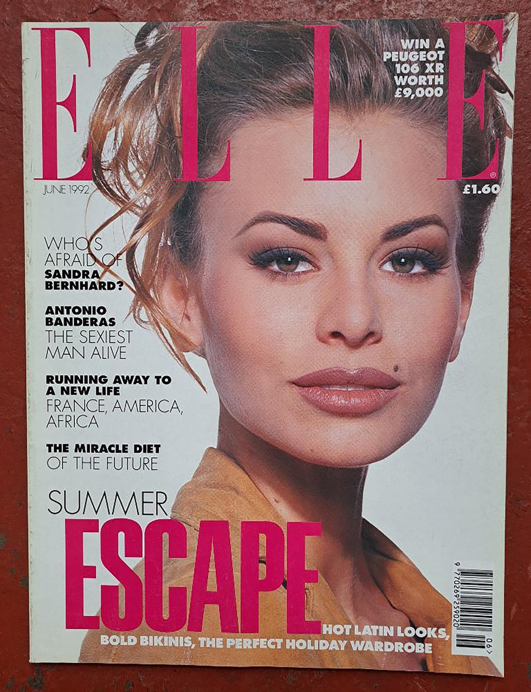 Elle UK June 1992 British Original Vintage Fashion Magazine Nicky ...