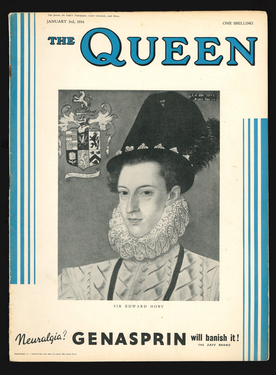 Queen Magazine Jan 3 1934 Original Vintage Fashion Magazine Edward Hoby ...