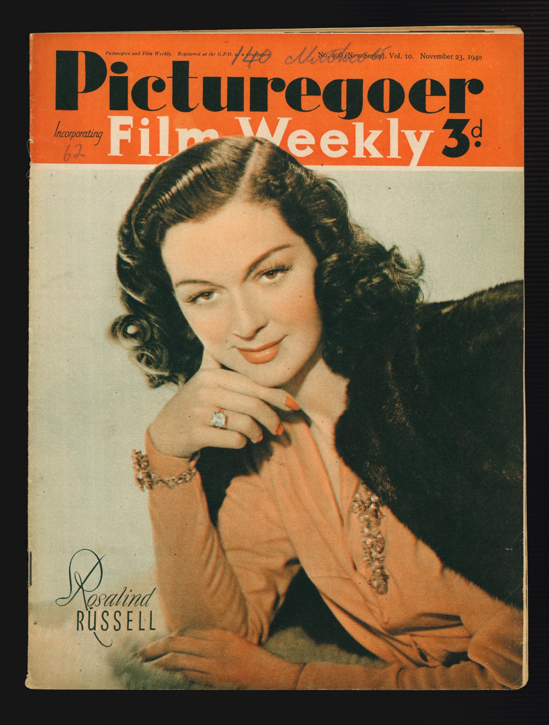 Picturegoer Film Movie Cinema Hollywood Oct Nov Dec 1940 Original ...