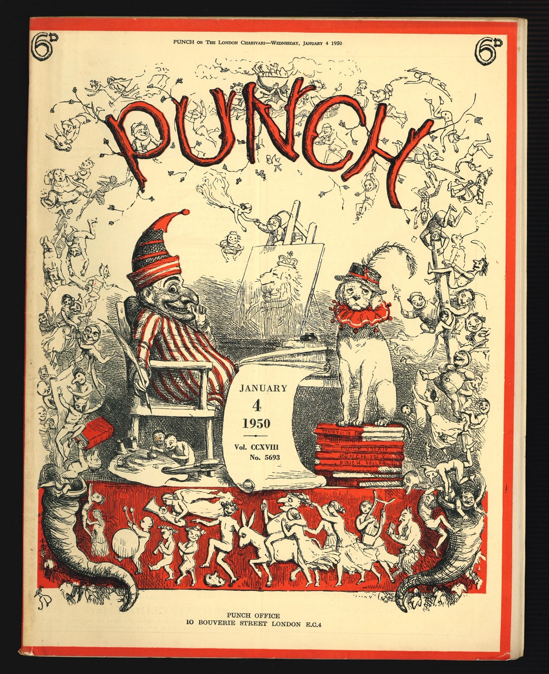 Punch Jan 1950 Bundle of 4 Copies Vintage Original Satire Magazine - Etsy