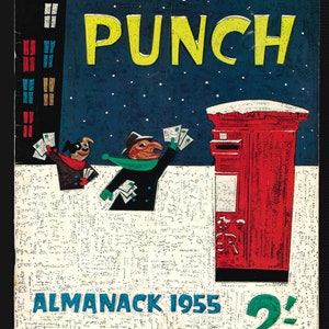 70th Birthday Punch 1954 Bundle of X 55 Copies Vintage Original Satire ...