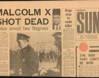 Malcolm X Original - Etsy