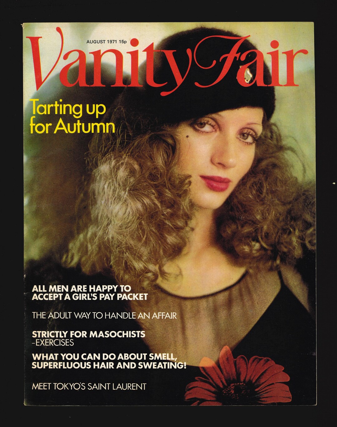 Vanity Fair Aug 1971 Rare Retro Vintage Original Fashion Magazine Etsy