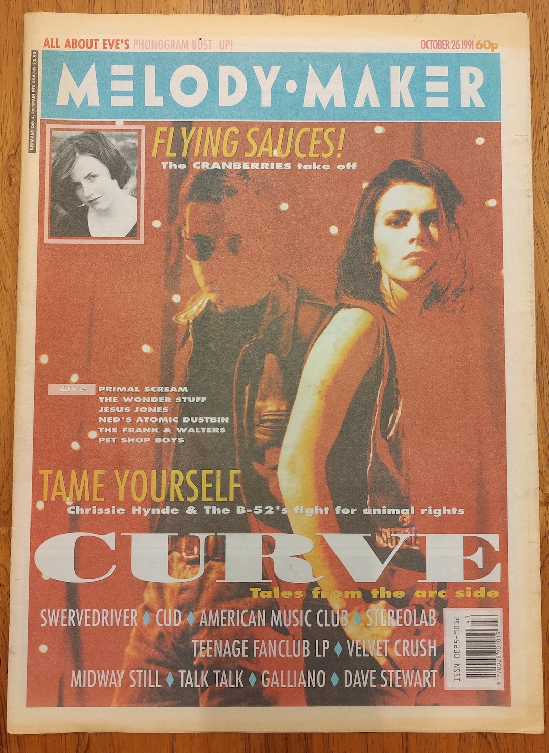 Melody Maker Oct 26 1991 British Pop Newspaper Includes Free Guns N ...