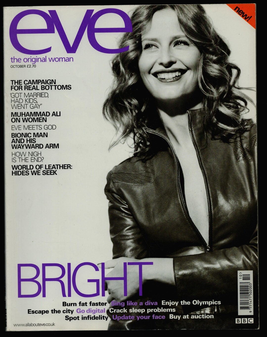 Eve Woman Magazine Oct 2000 Fashion: Harriett Jagger Muhammad Ali - Etsy