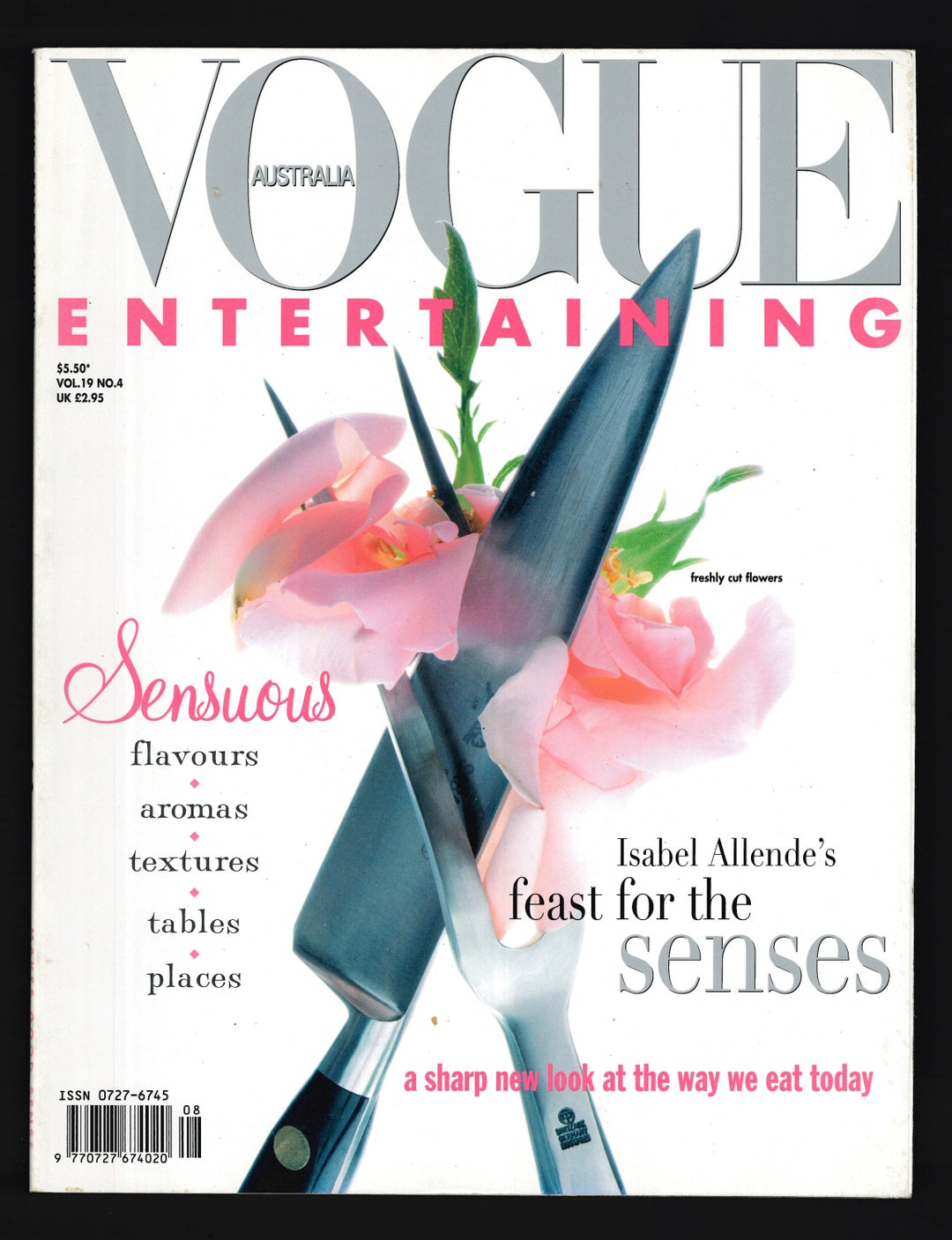 Vogue Australia Entertaining Aug / Sept 1997 Original Vintage Magazine ...