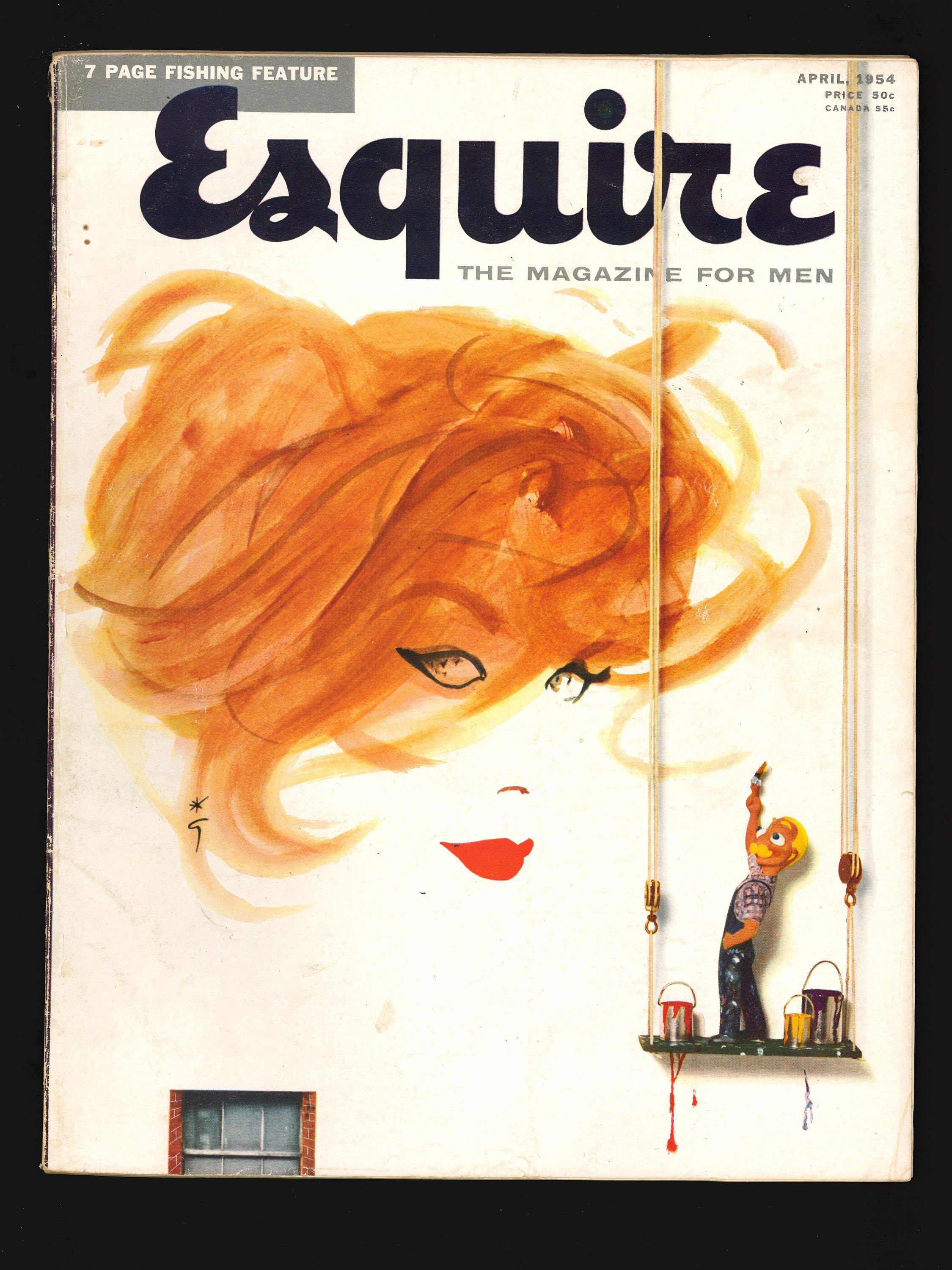 Esquire Magazine Vintage April 1954 Angling, Deborah Kerr, Audrey ...