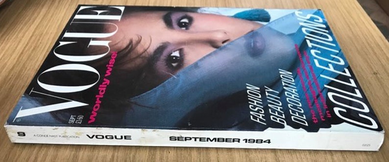 Vogue UK September 1984 Collection British Original Vintage | Etsy