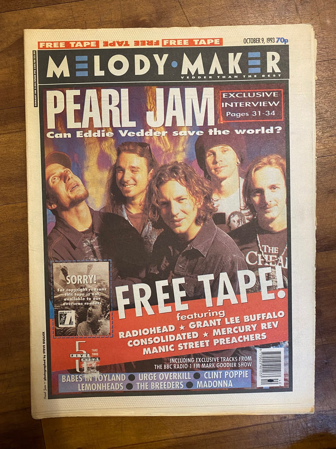 Melody Maker Oct 9 1993 Original British Pop Newspaper - Etsy