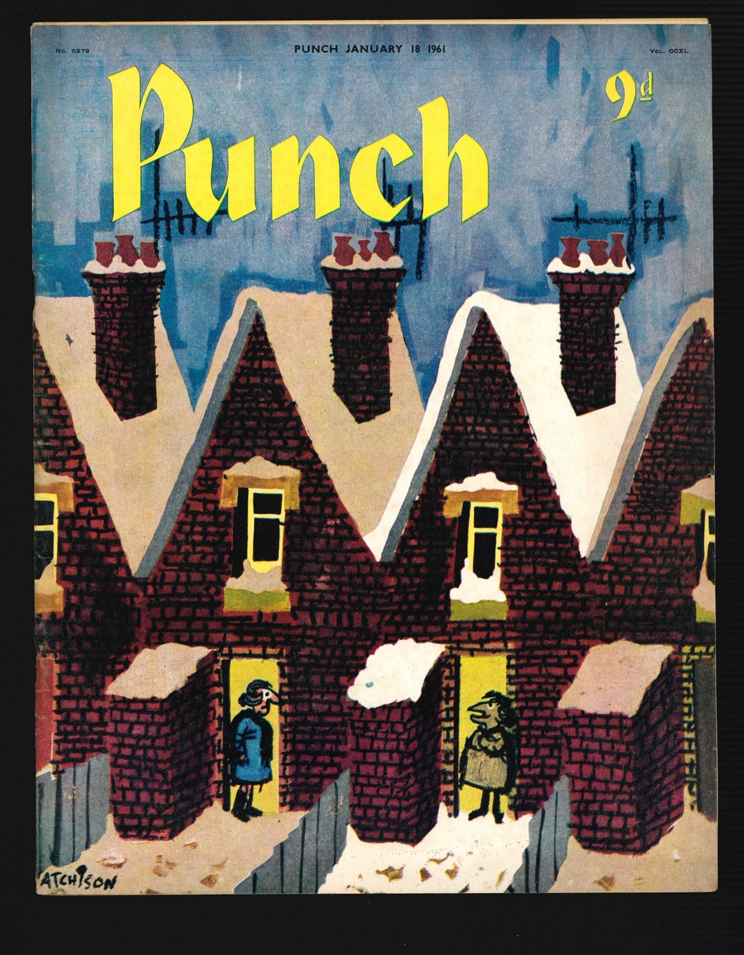 Punch 1961 Bundle of 34 Copies Vintage Original Satire Magazine - Etsy