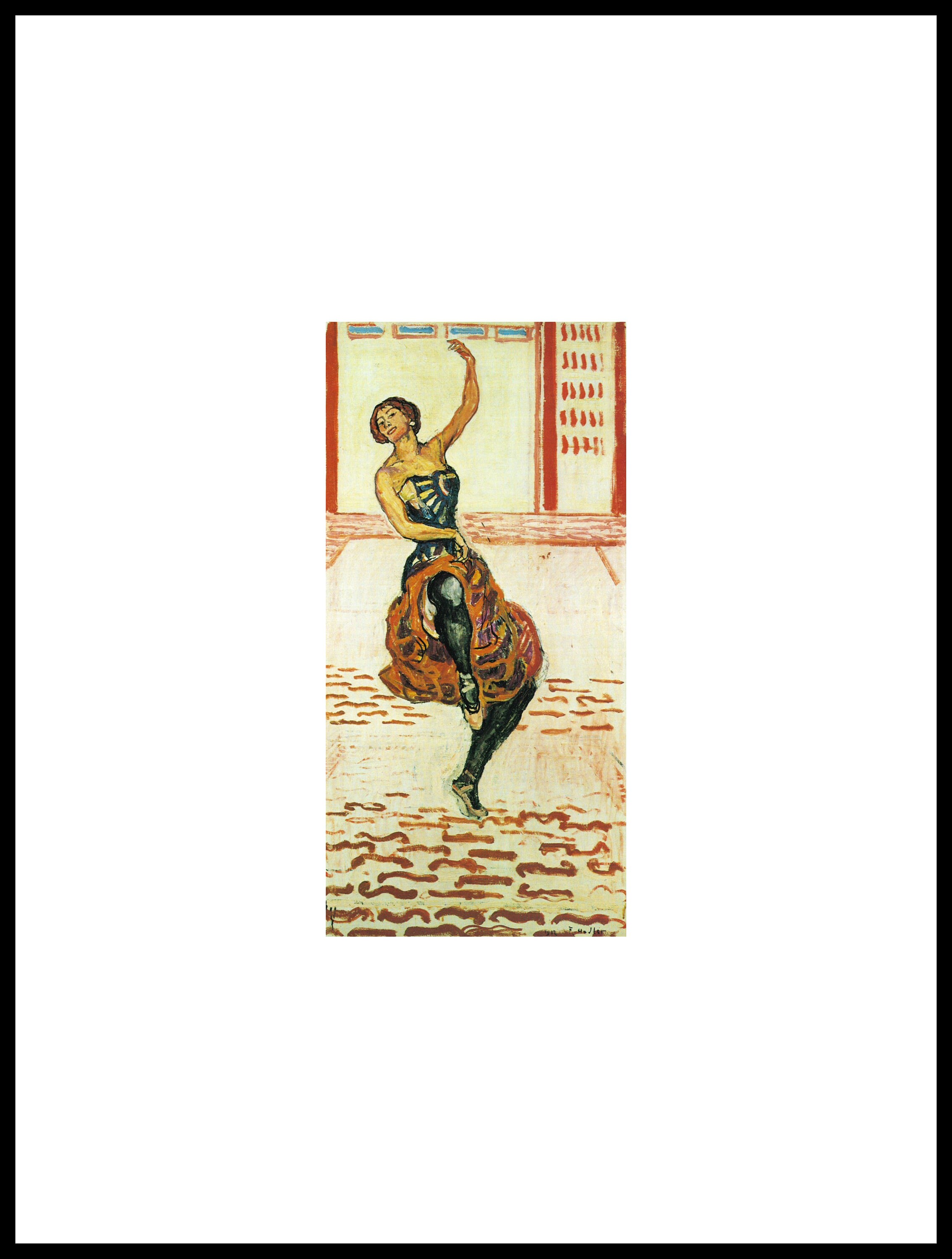 Danseuse De Bar 1912 Ferdinand Hodler Original Tear Sheet Window ...