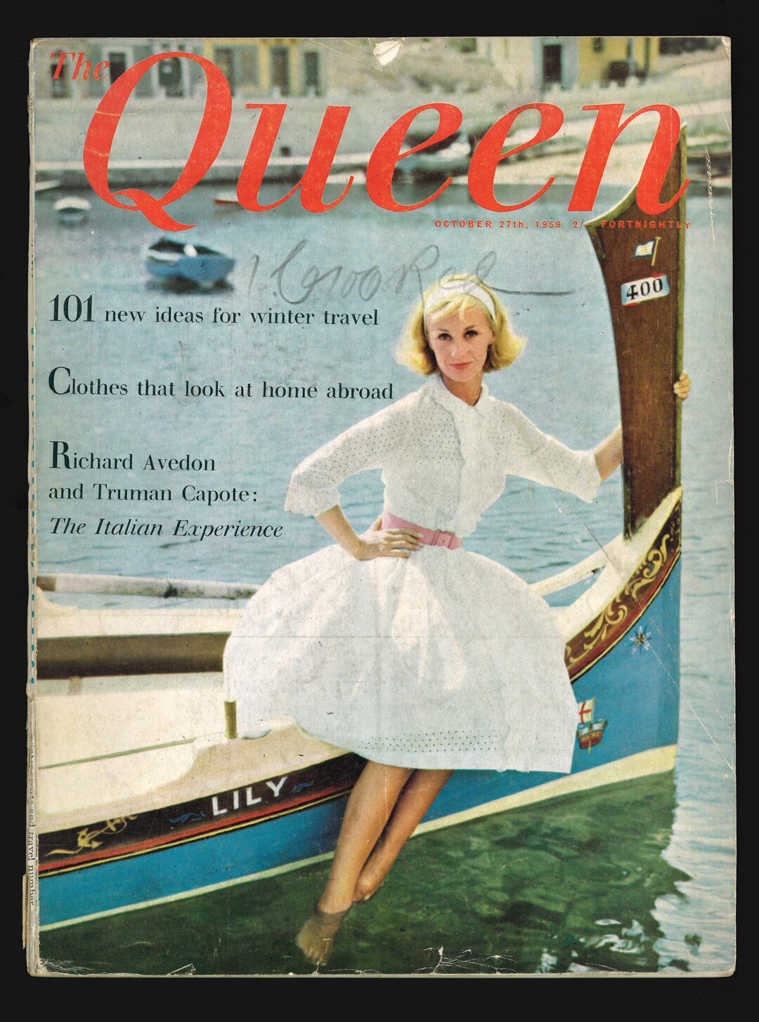 Queen Magazine Oct 27 1959 Original Vintage Fashion Magazine Richard ...