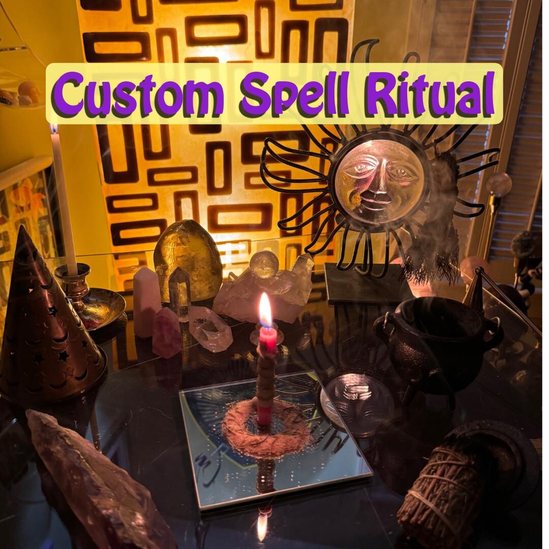 Custom Crafted Spell Ritual: Personalized Manifestation for Love, Luck ...
