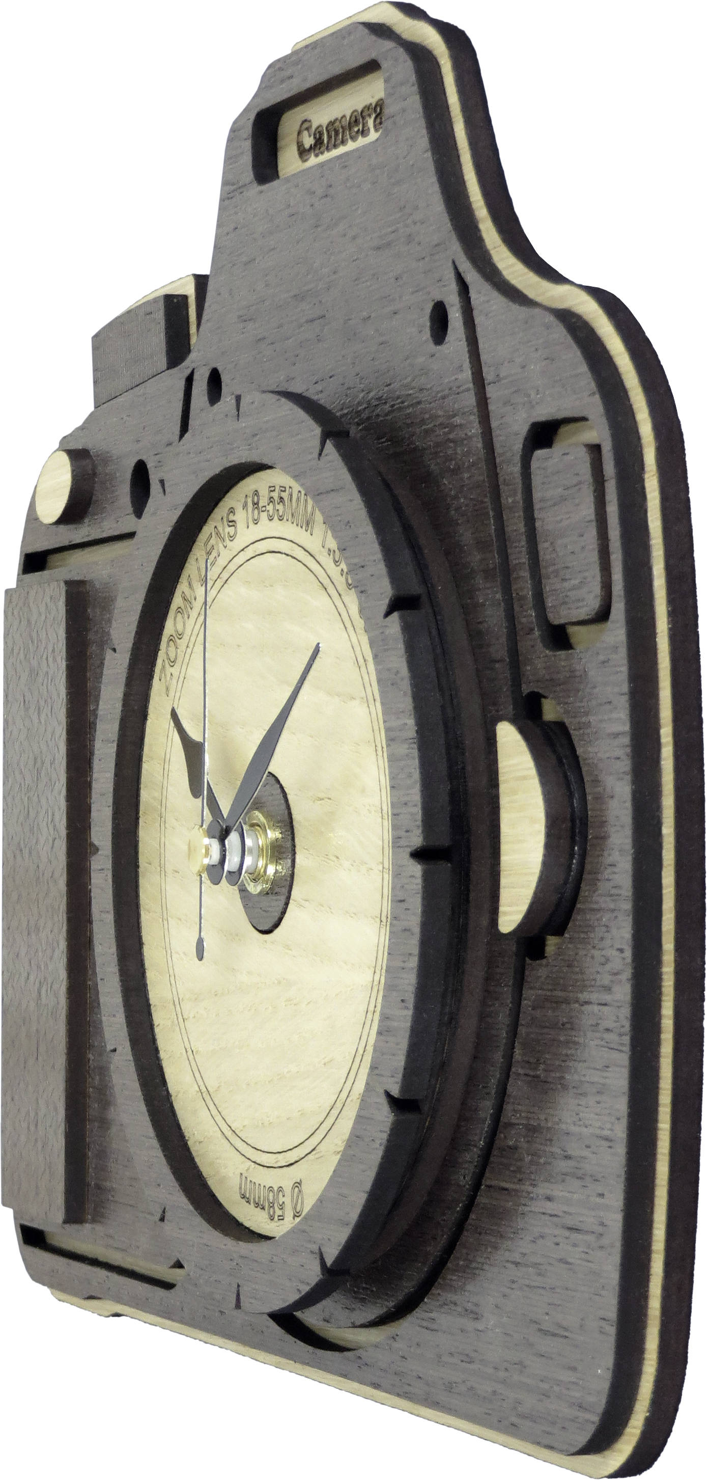 Camera Clock in Wood | Etsy