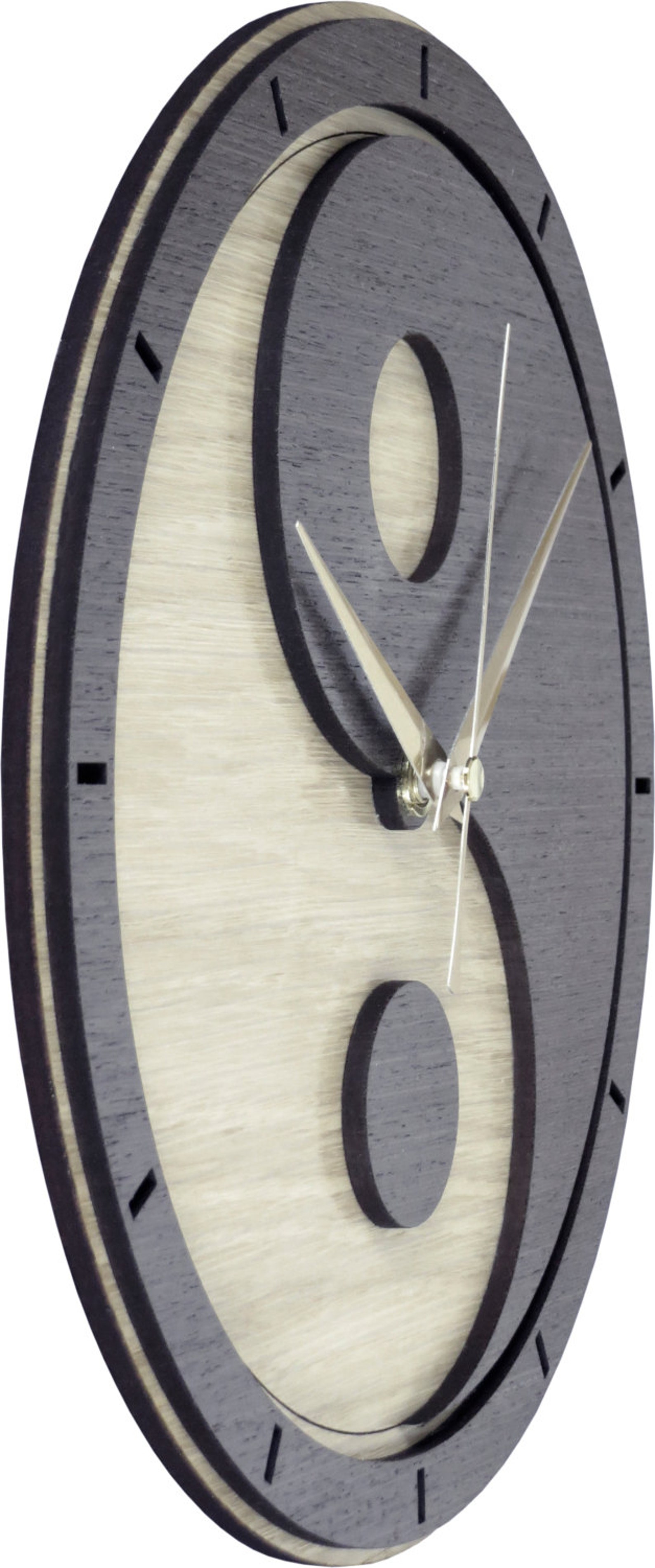 Yin Yang Clock in Wood yin and Yang / Yin-yang - Etsy