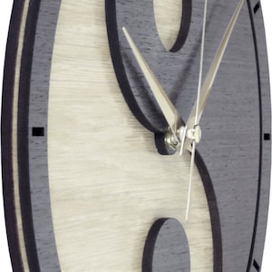 Yin Yang Clock in Wood yin and Yang / Yin-yang - Etsy