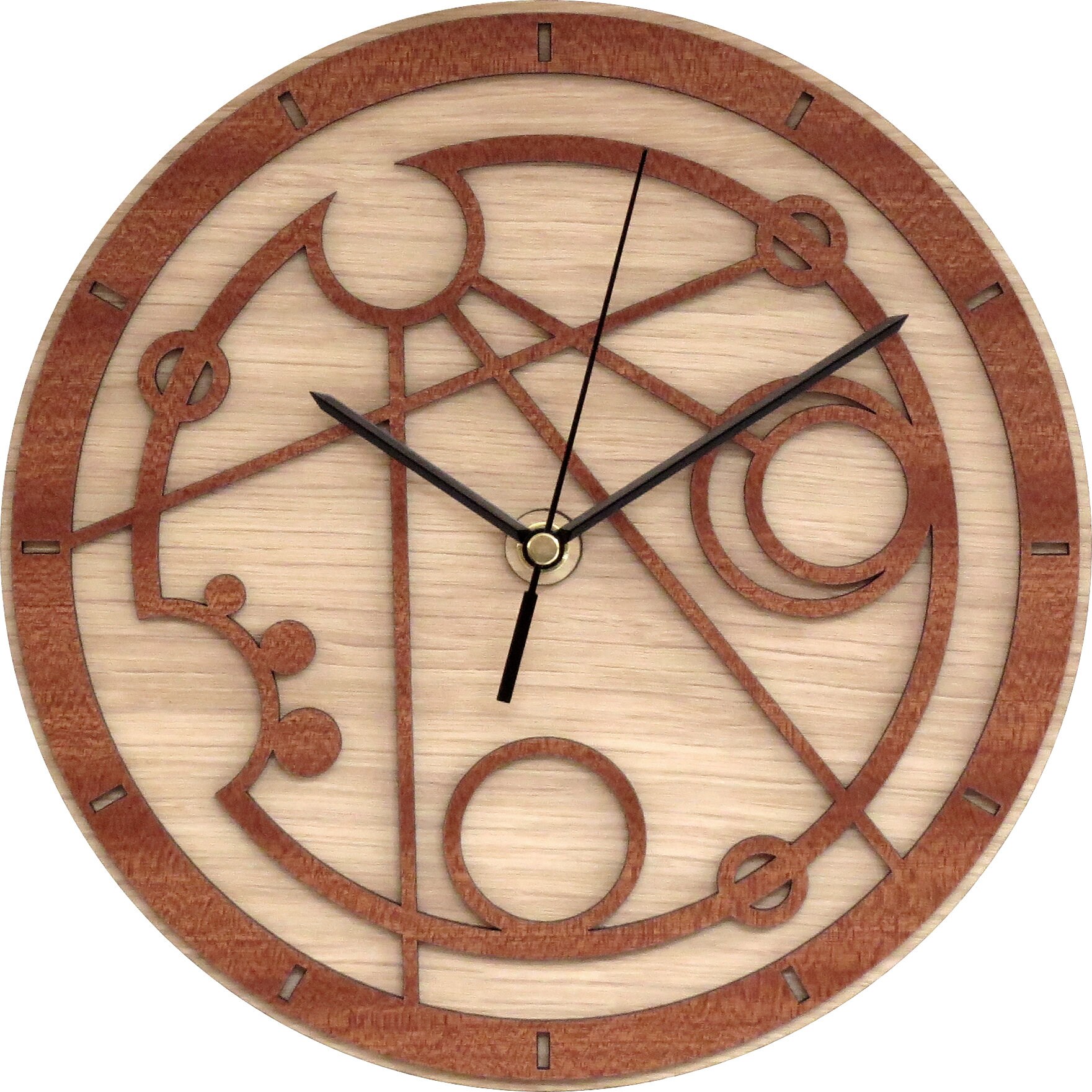 Custom Gallifreyan Clock With Your Name or Words Doctor Who | Etsy