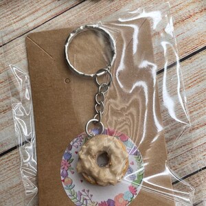 Hummus Bagel Charm , Miniature Food Jewellery , Polymer Clay Keyring ...