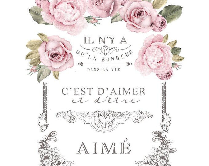 Redesign With Prima - Redesign Décor Transfers- Dans La Vie 25"x 35 ...