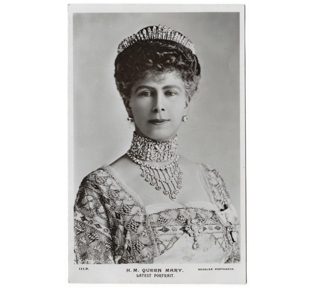 Her Majesty Queen Mary Real Photo Vintage Postcard Unused Printed C1920 ...