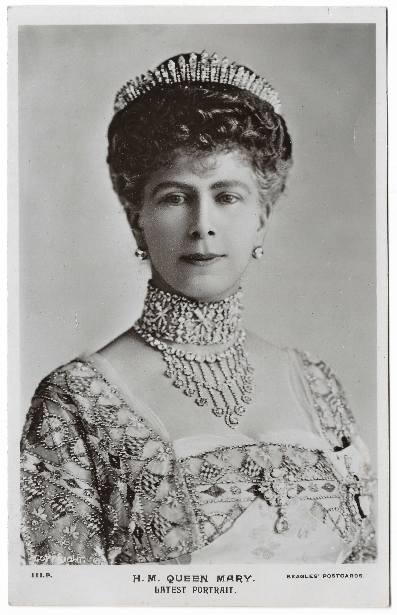 Her Majesty Queen Mary Real Photo Vintage Postcard Unused Printed C1920 ...