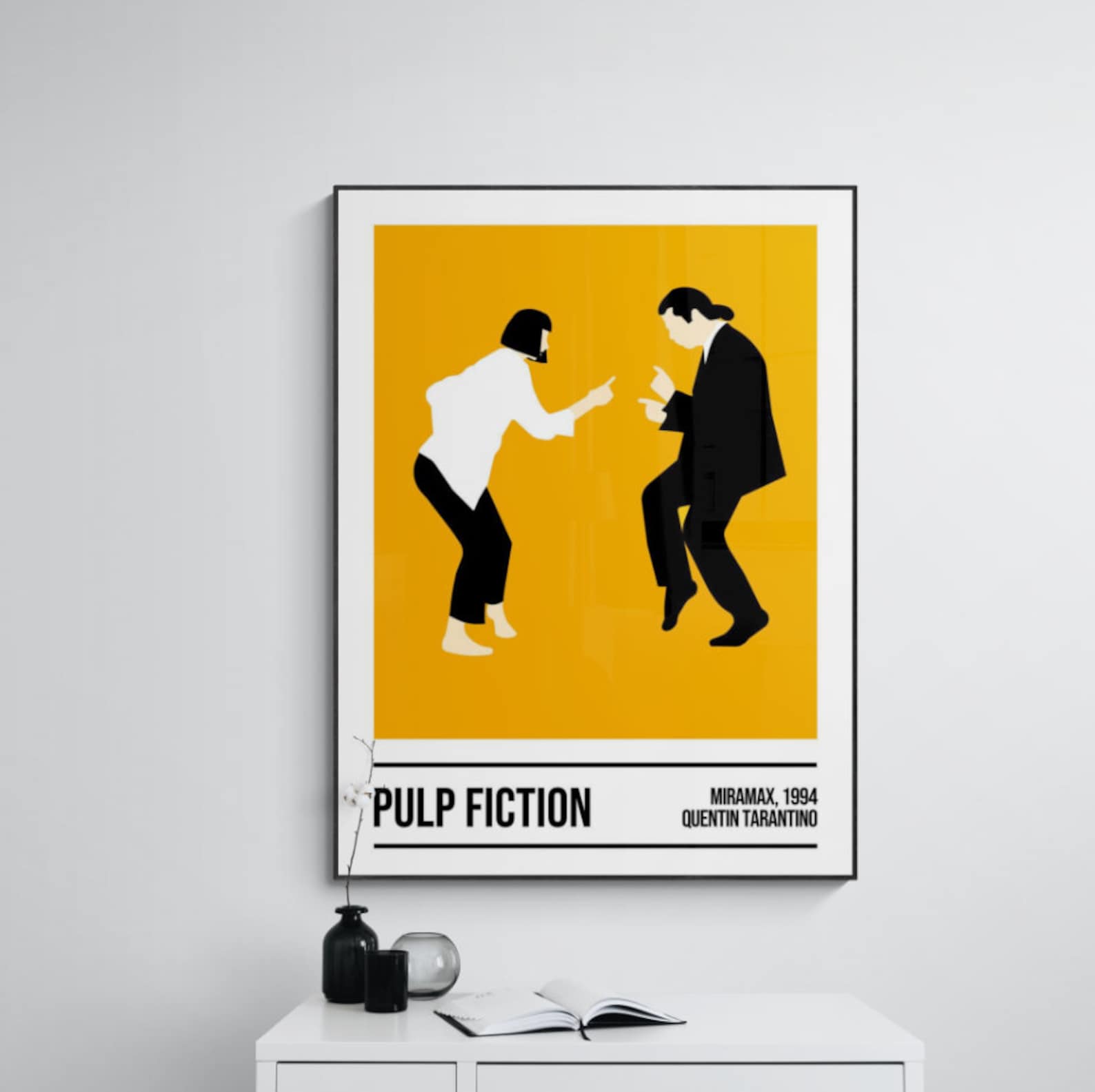 Pulp Fiction Movie Poster Pulp Fiction Dancing Print Mia - Etsy