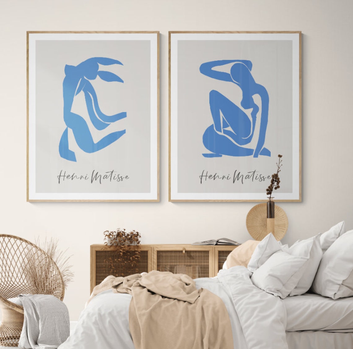 Henri Matisse the Blue Lady Poster High Quality Print - Etsy