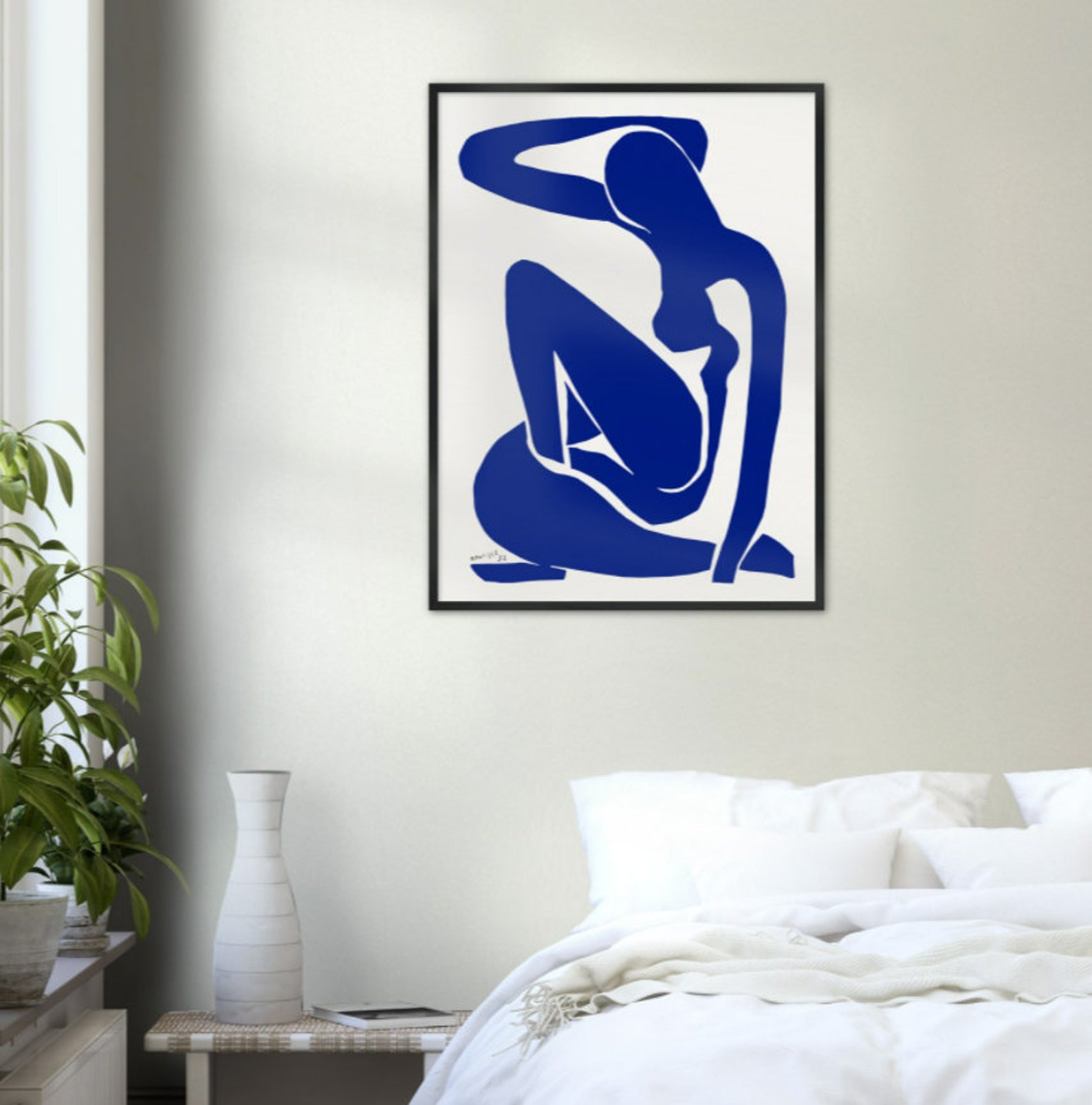 Digital Download Henri Matisse - the Blue Lady Poster, Instant Download ...