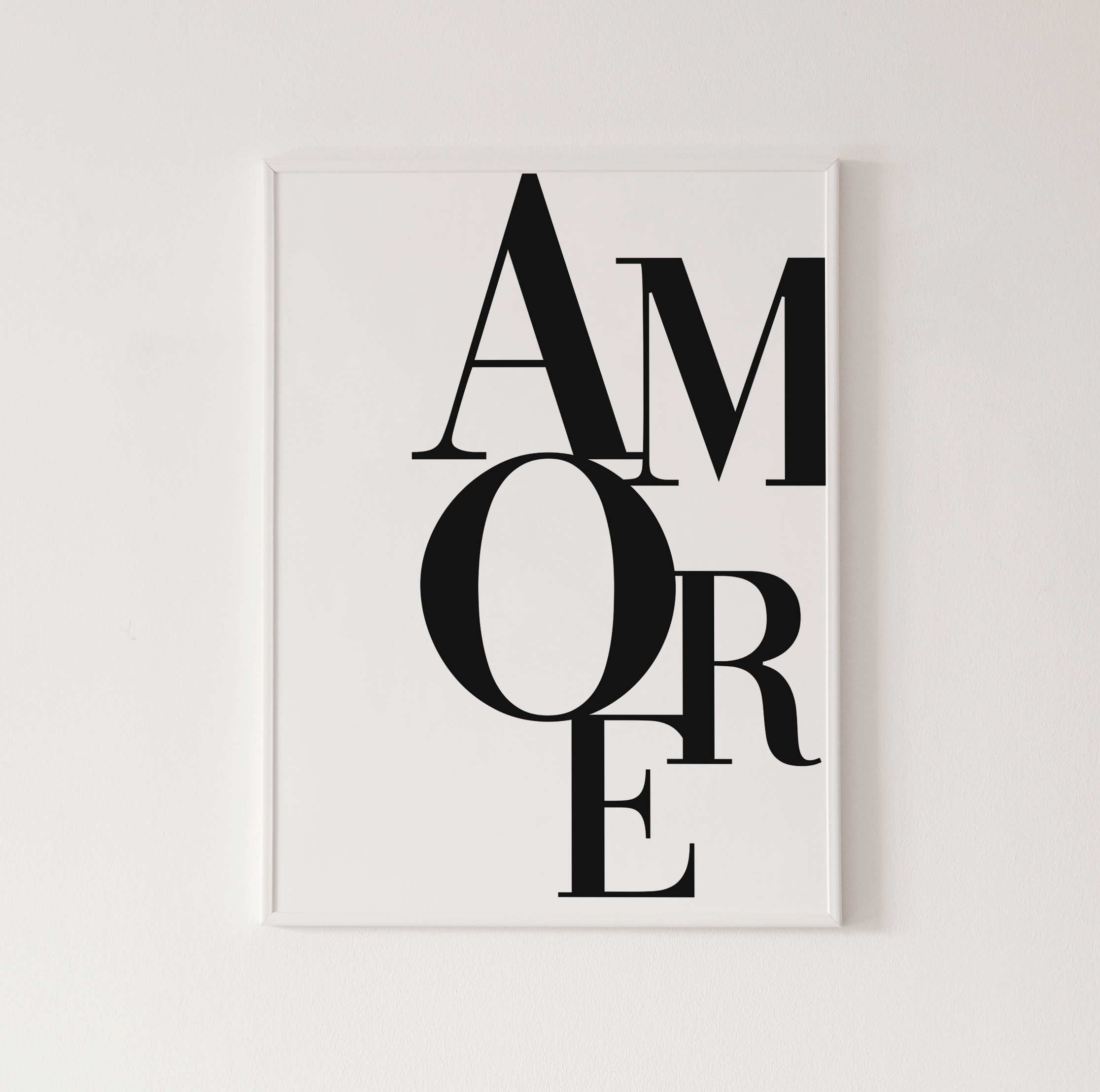Amore Poster High Quality Print Home Decor Wall Art - Etsy UK