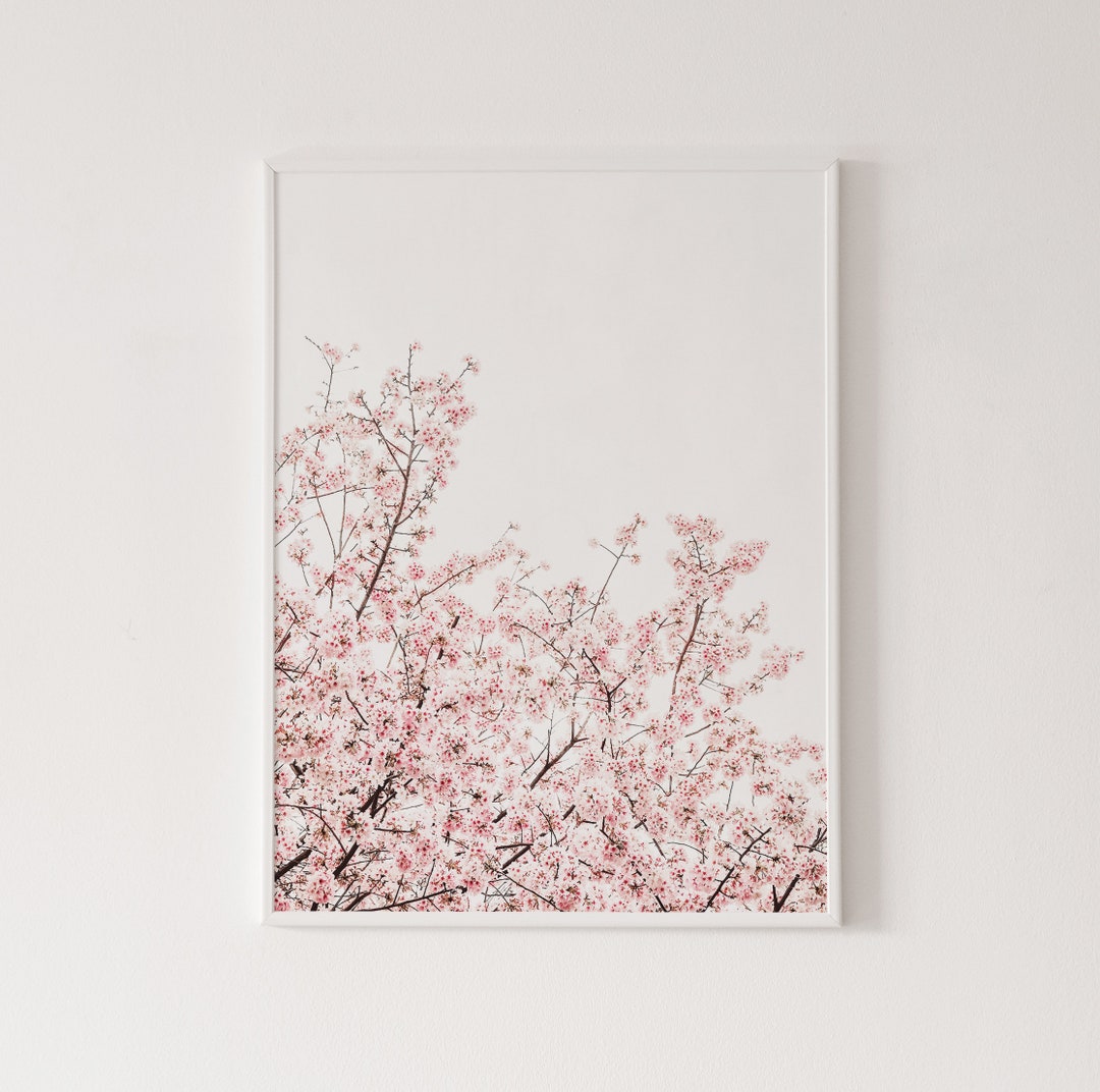 Pink Flowers Print, Flower Poster, Flowers Photography, Botanical Print ...