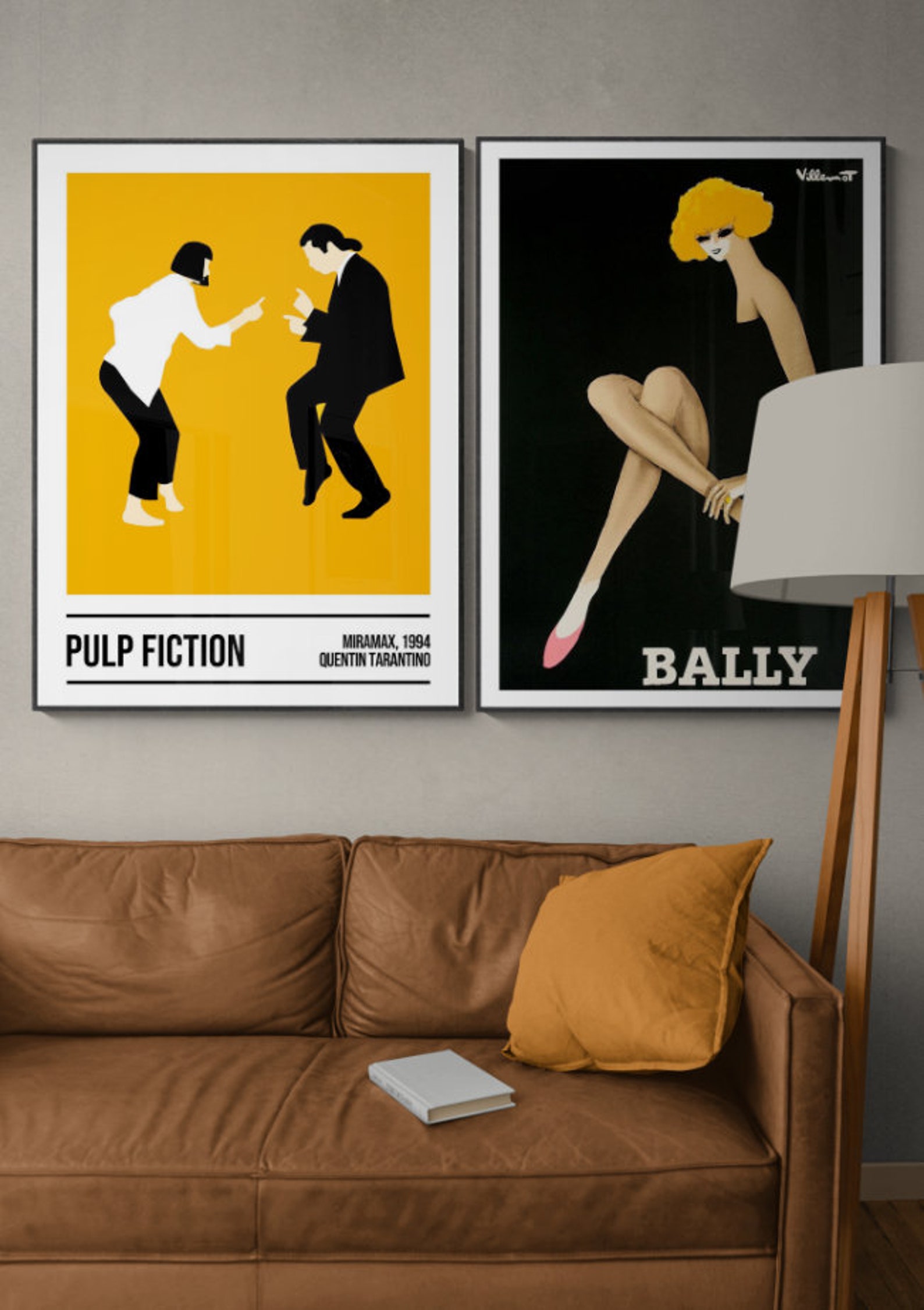 Pulp Fiction Movie Poster Pulp Fiction Dancing Print Mia - Etsy