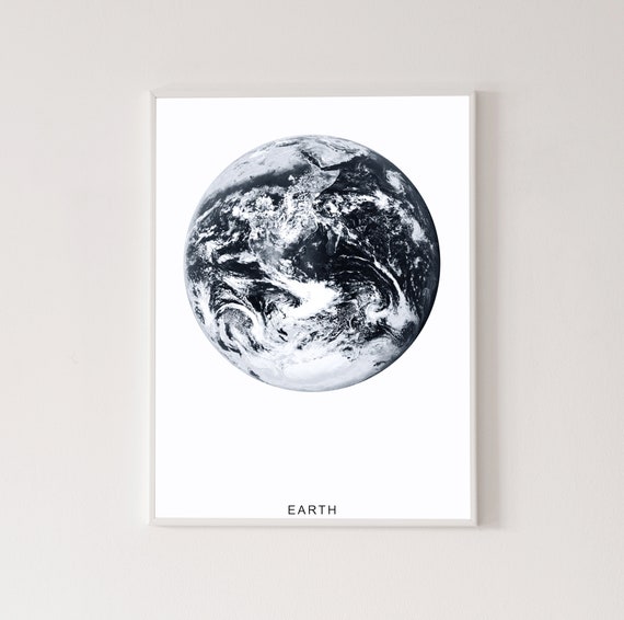Earth Poster High Quality Print Home Decor Wall Art - Etsy
