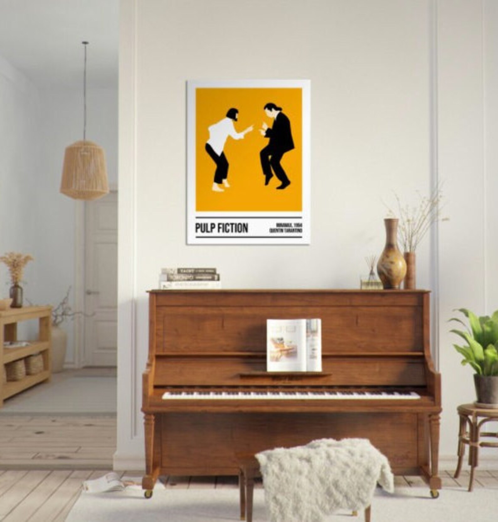 Pulp Fiction Movie Poster Pulp Fiction Dancing Print Mia - Etsy