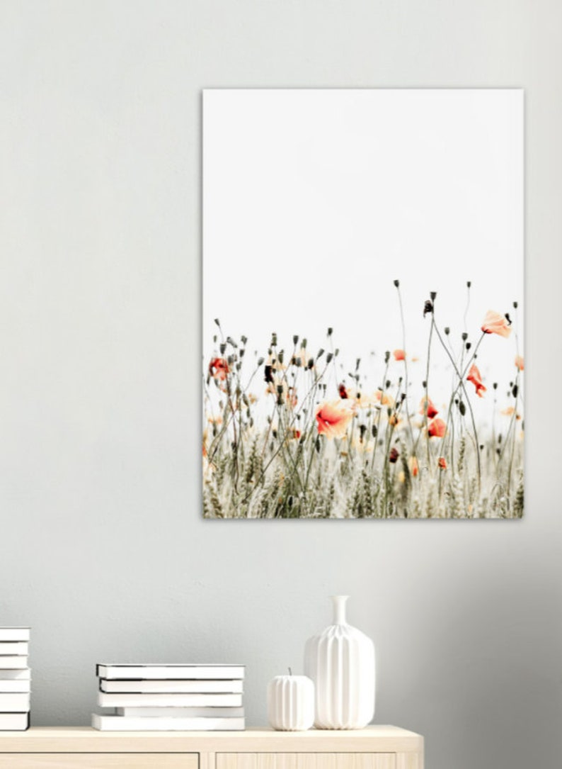 Orange Poppy Print, Poppies Poster, Flower Photography, Botanical Print ...
