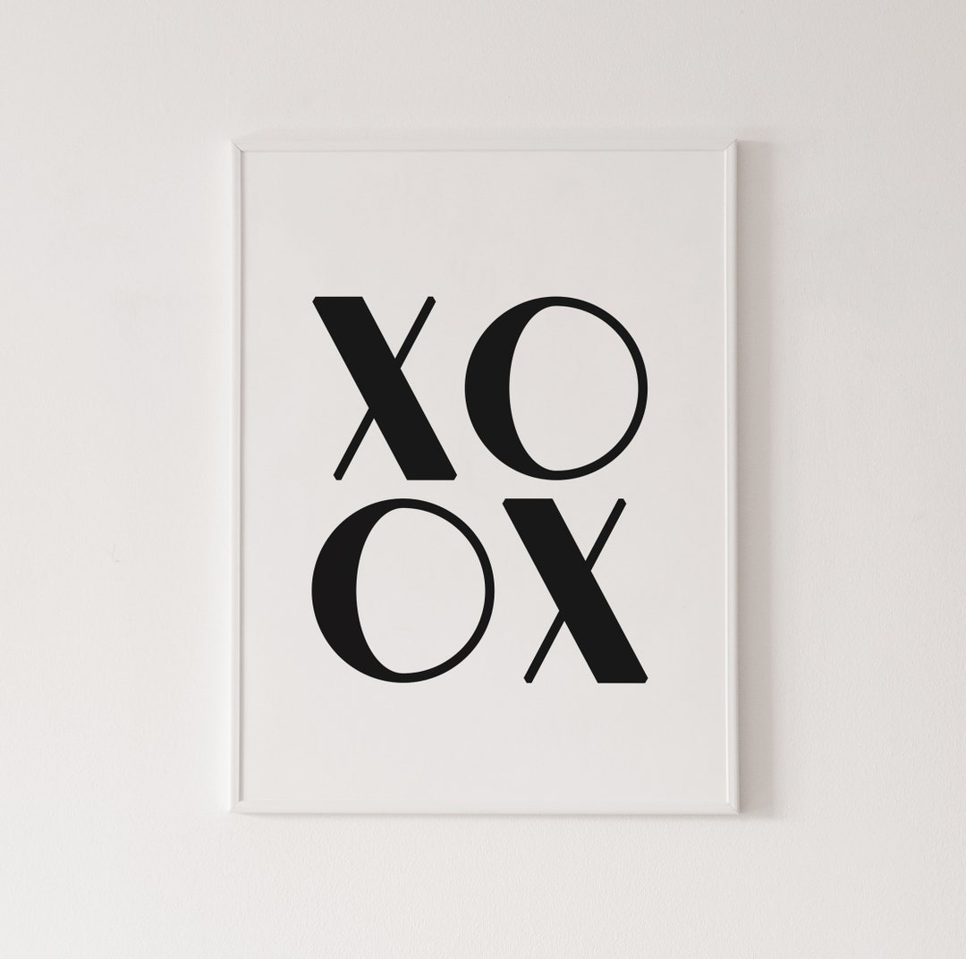 Hugs & Kisses Poster, High Quality Print, Home Decor, Wall Art ...