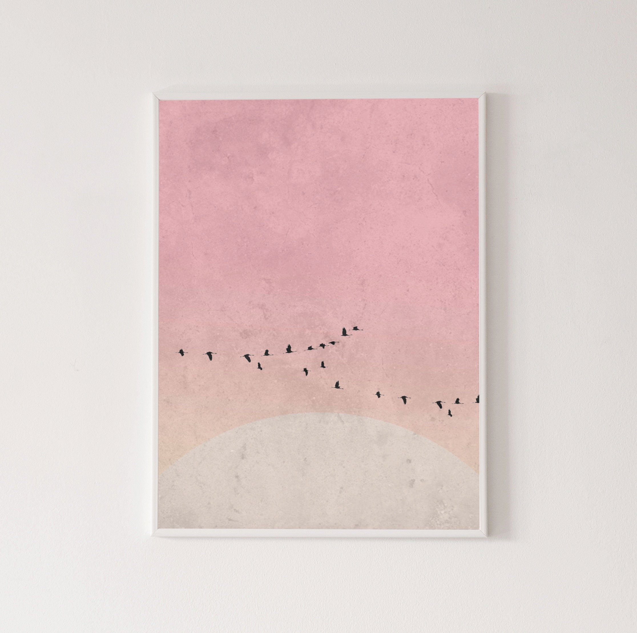 Sunrise Flight Poster High Quality Print Home Decor Wall | Etsy