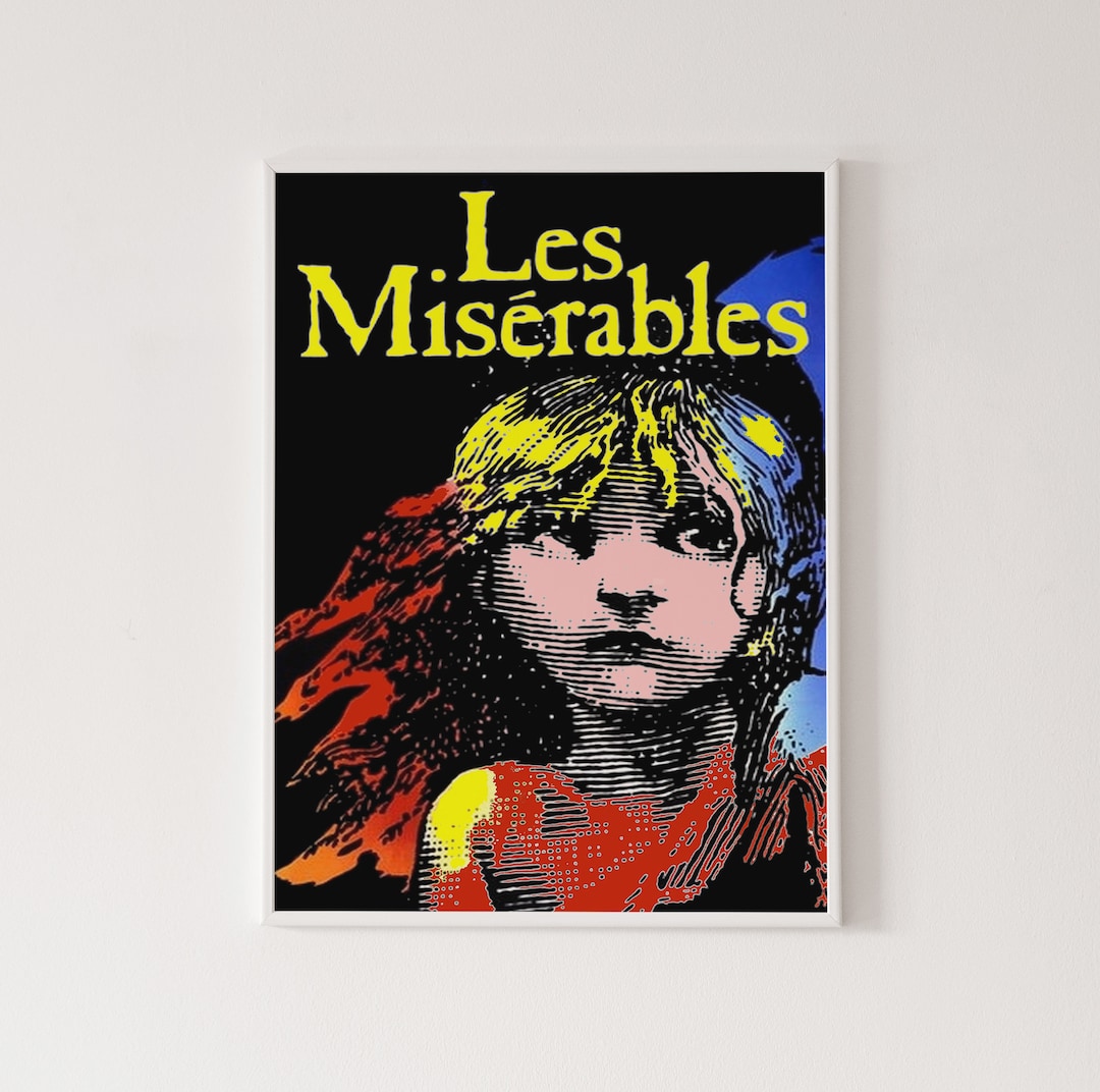 Les Miserables Vintage Poster, Classic Print, High Quality Print, Home ...