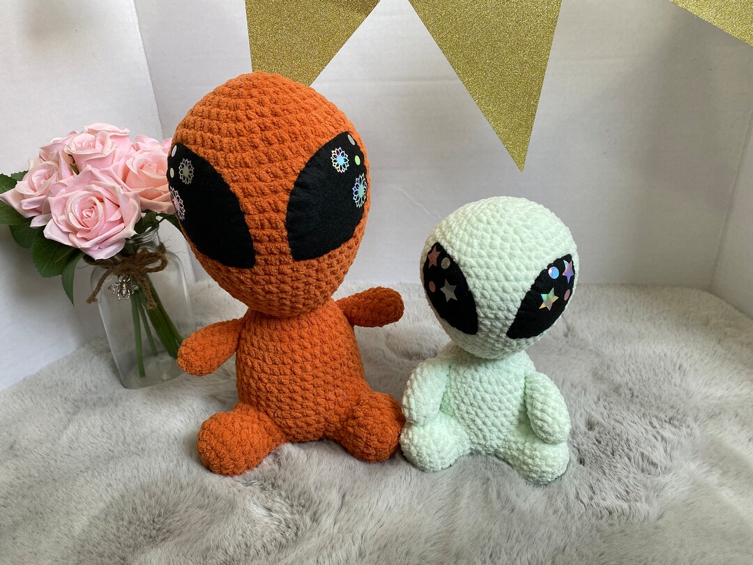 Beautiful Handmade Crochet Alien. Alien Amigurumi. Stuffed Alien Stuffy ...
