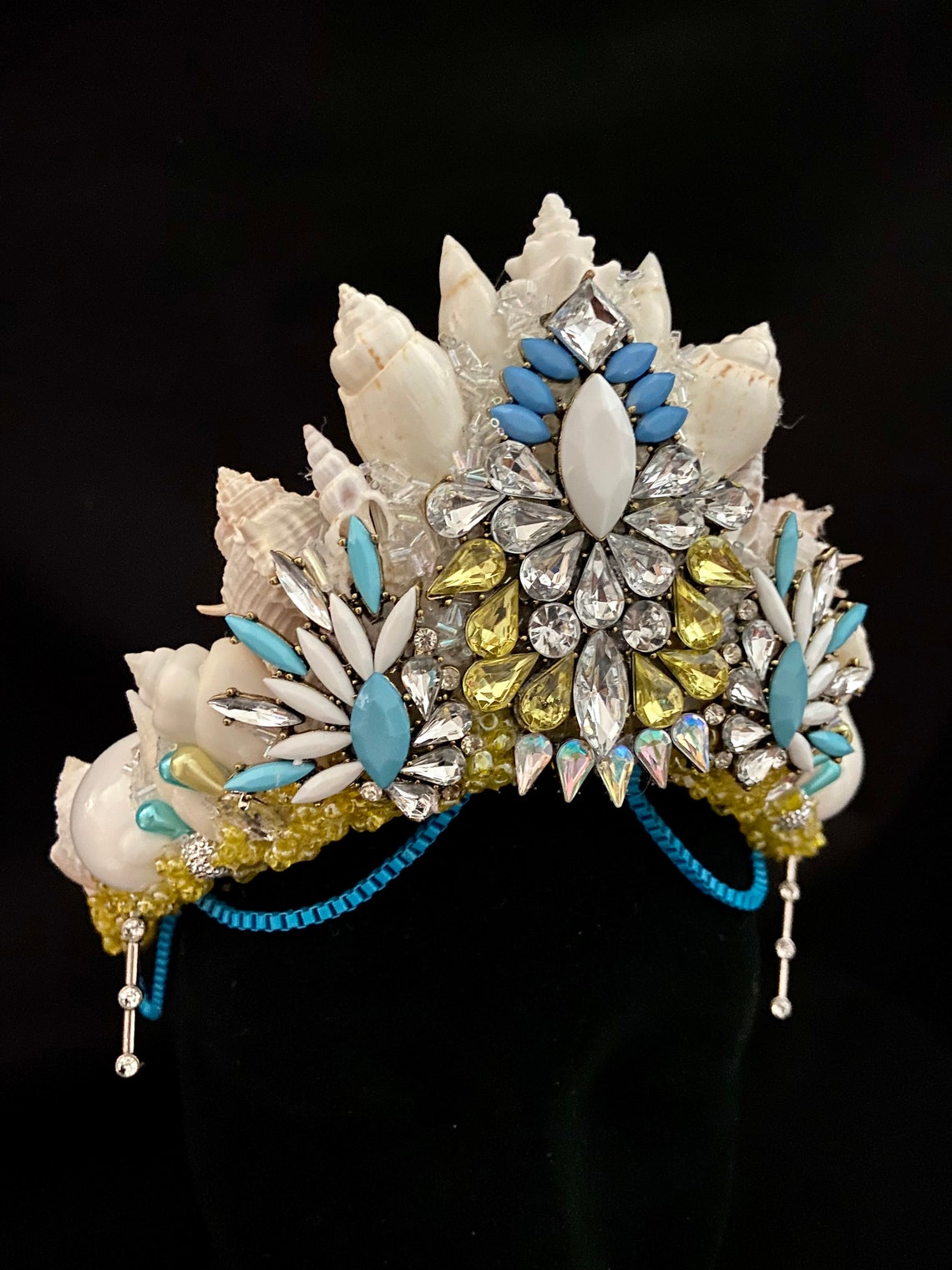 Mermaid Crown, Adult Mermaid Crown, Seashell Crown, Beach Crown ...